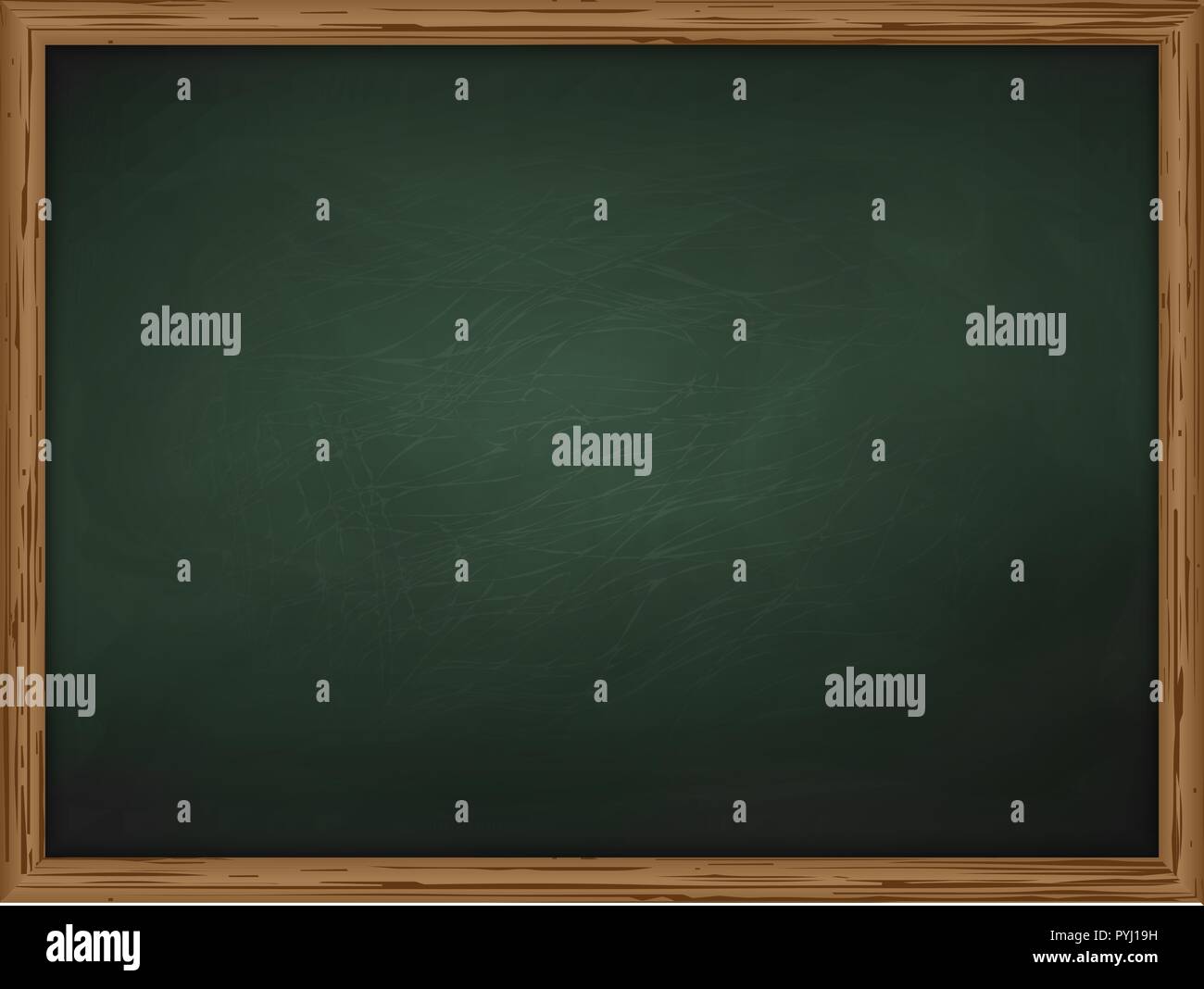 school chalkboard background texture with frame vector. Template for ...