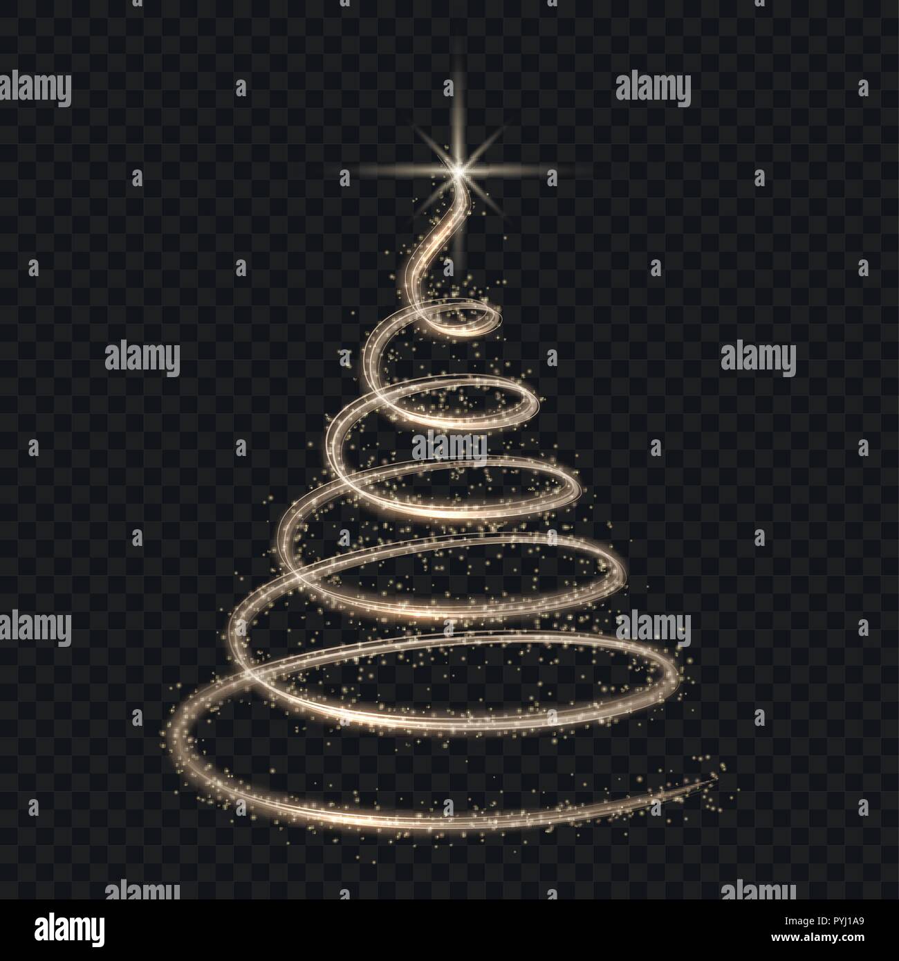 Christmas tree light style Stock Vector Images - Alamy