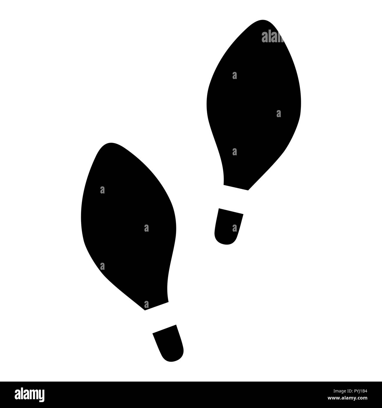 Human foot steps vector illustration Stock Vector Image & Art - Alamy