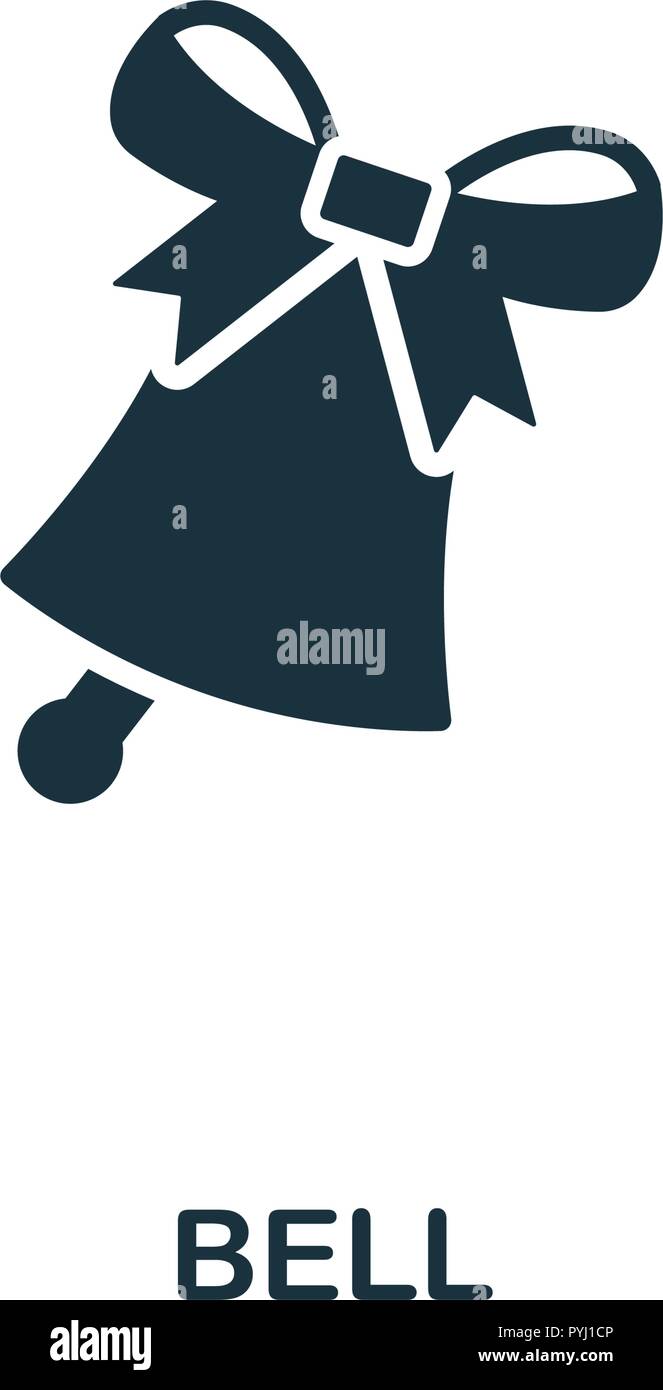 Bell icon. Premium style design from christmas collection. UX and UI ...