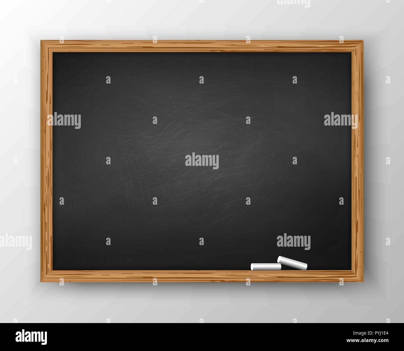 Blackboard chalk rub Stock Vector Images - Alamy