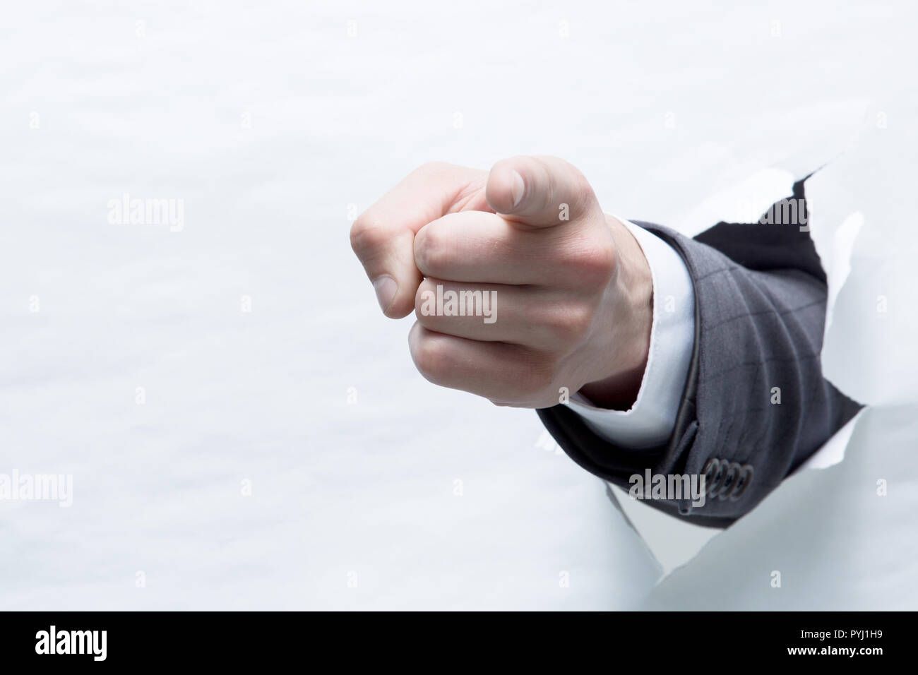 Mans hand showing thumbs up hi-res stock photography and images - Alamy