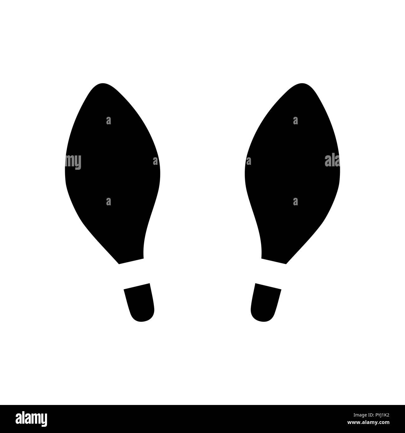 Human foot steps vector illustration Stock Vector Image & Art - Alamy