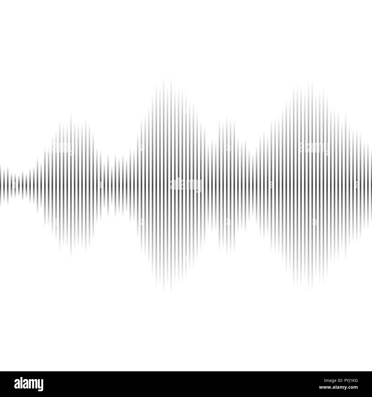 multicolor sound wave from equalizer background, vector, illustration ...