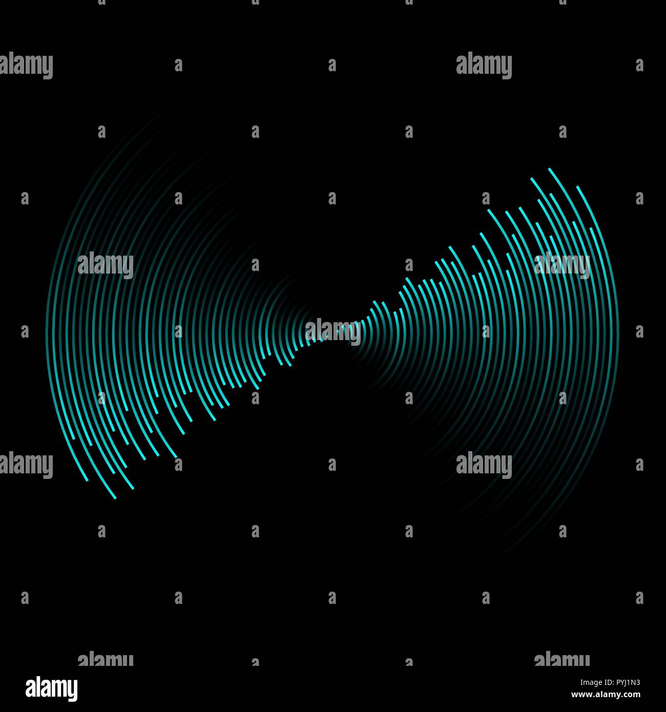 multicolor sound wave from equalizer background, vector, illustration ...