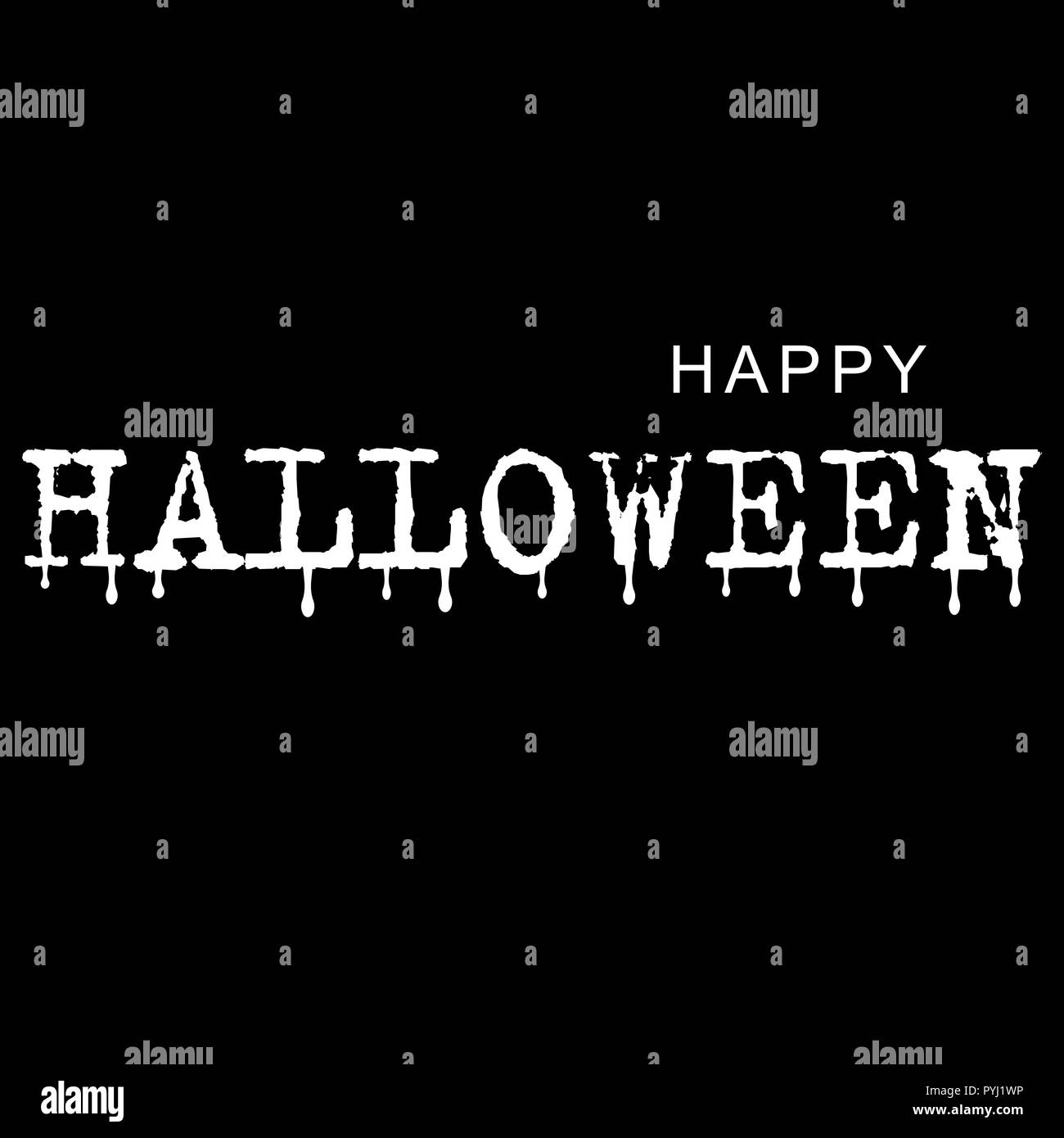 Celebration Happy Halloween. Vector blood lettering Stock Vector Image ...