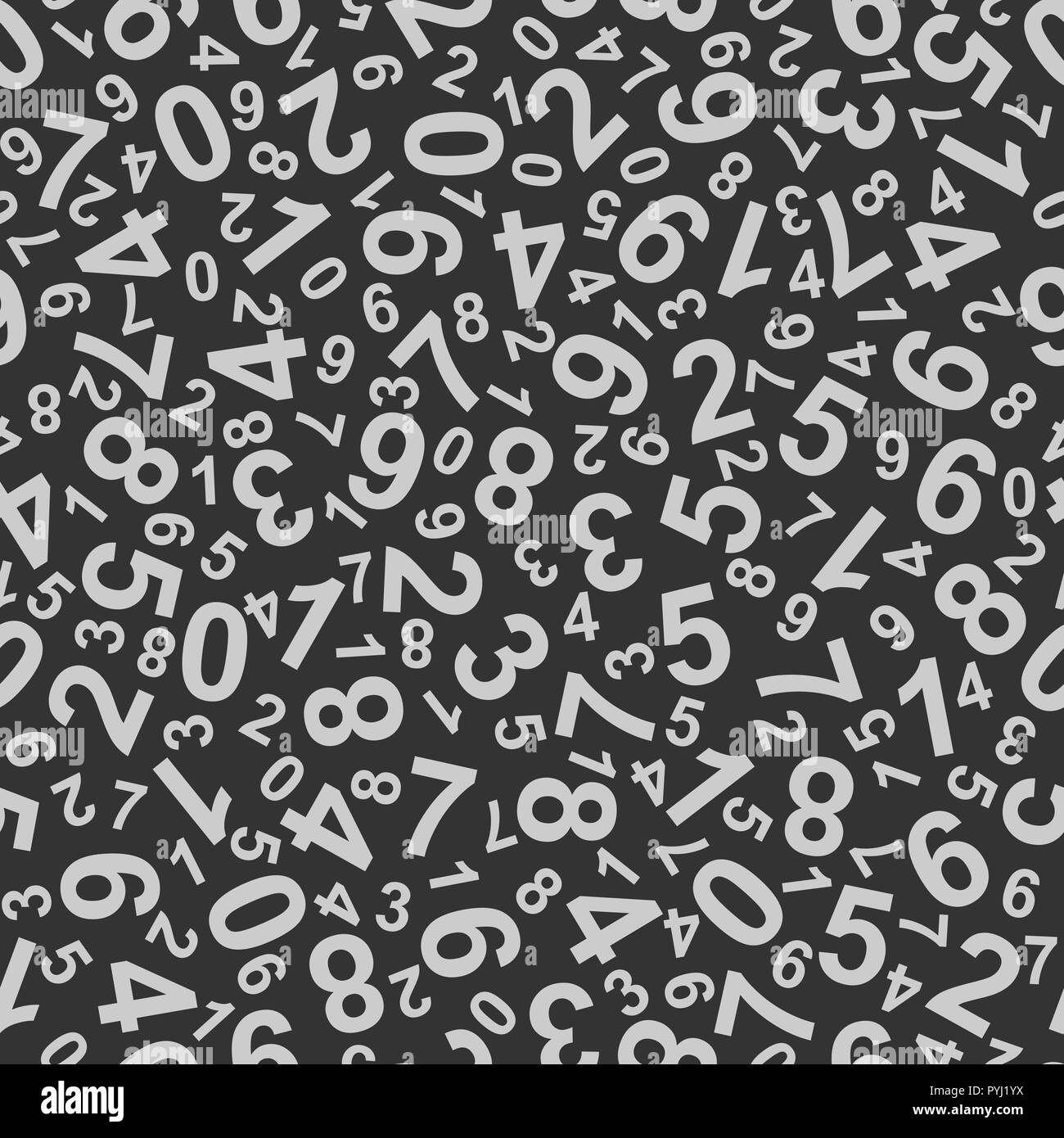 Abstract matrix numbers background Black and White Stock Photos ...