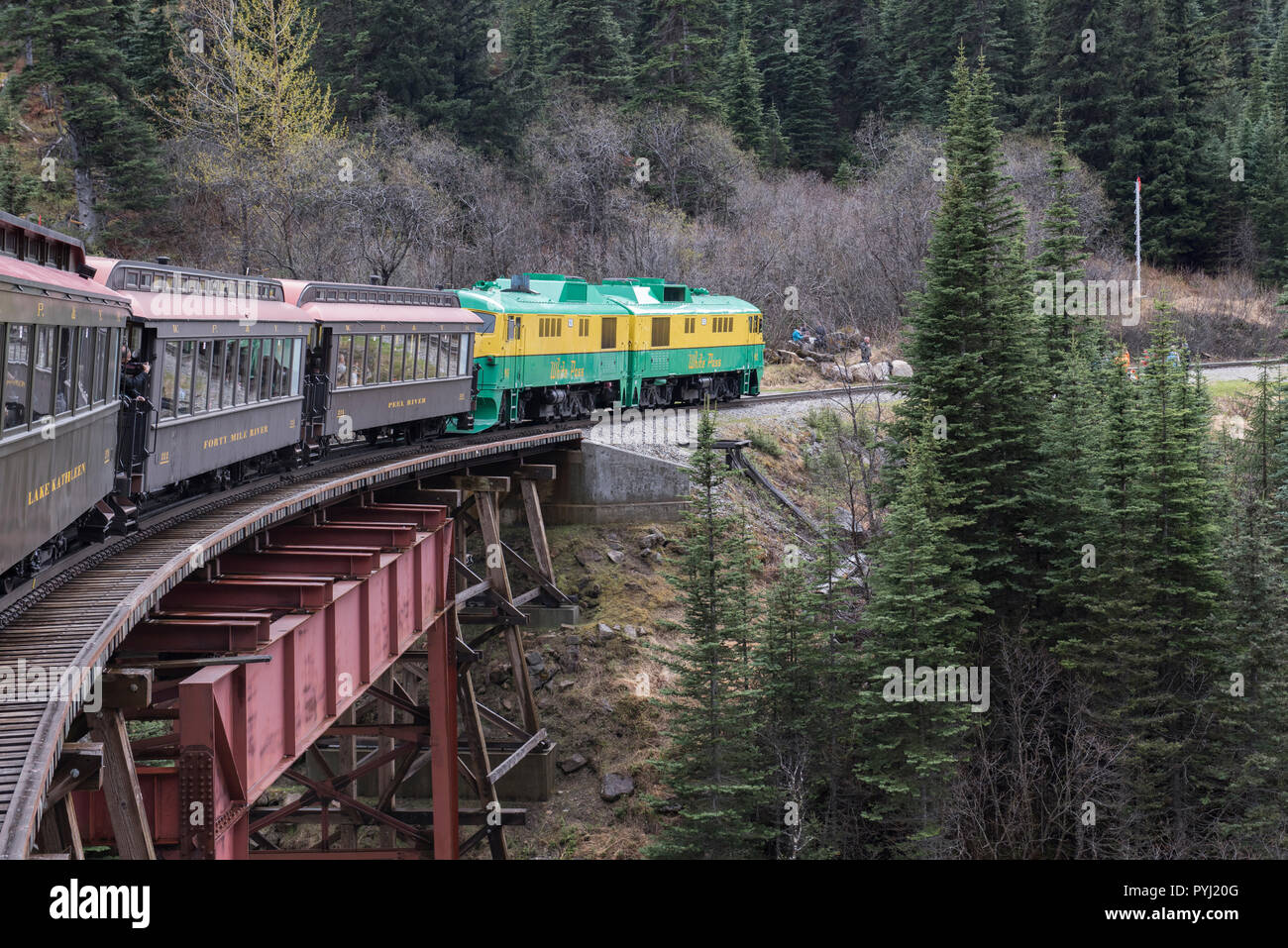 The white pass and yukon route narrow gauge railroad hi-res stock ...