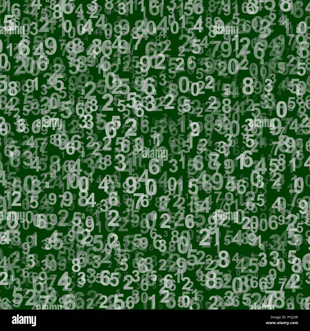 Abstract Background With Numbers Binary Code Stock Vector Image And Art