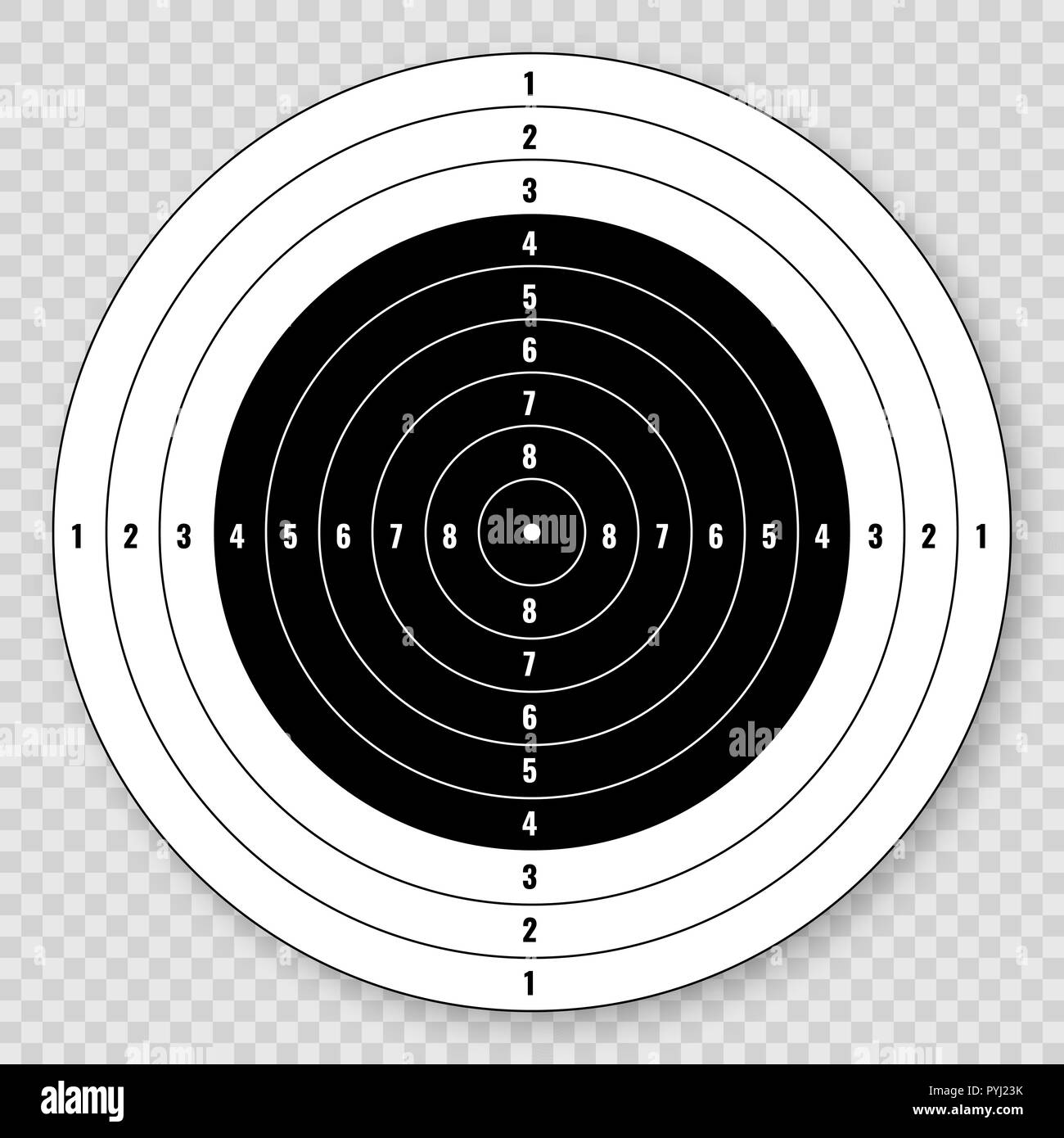 Realistic target, 3D illustration concept image Stock Vector Image ...