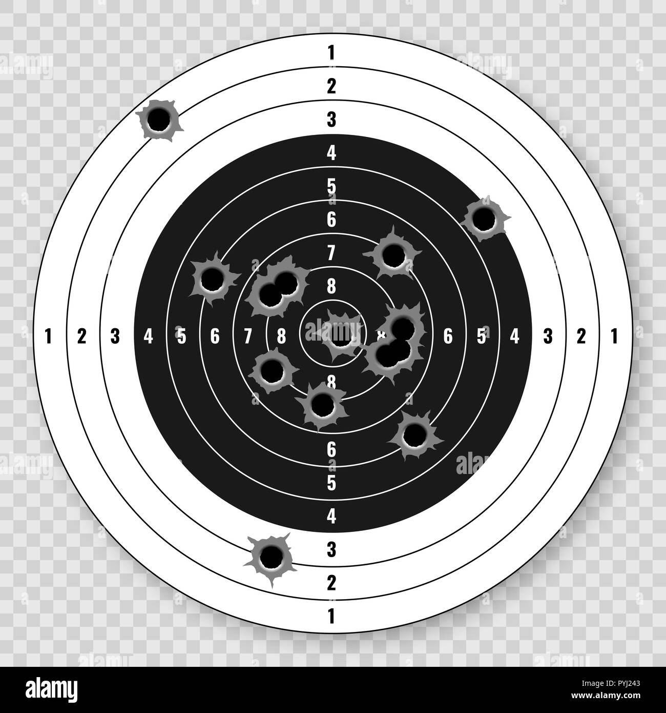 Printable target Black and White Stock Photos & Images - Alamy