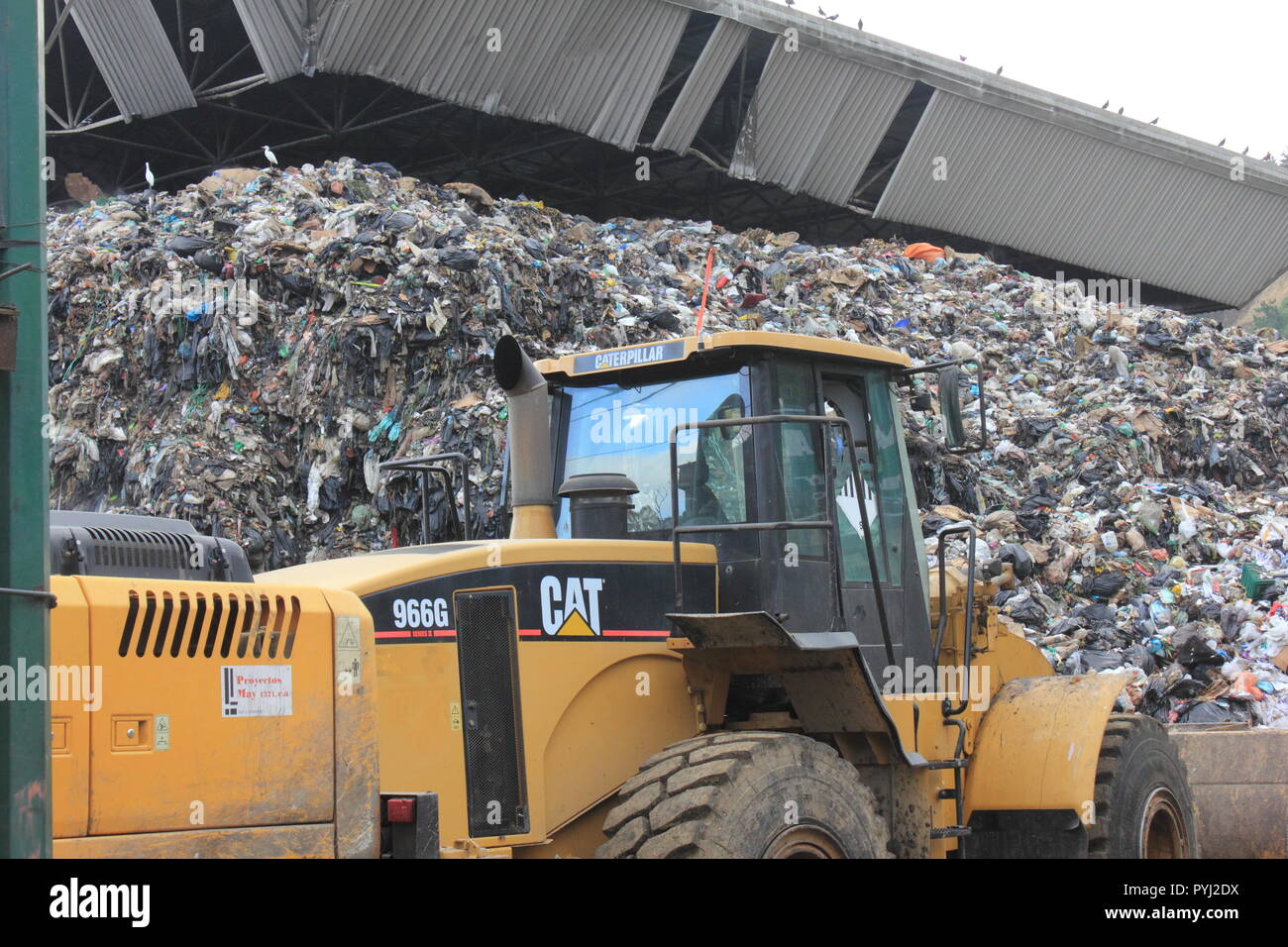 Garbage at collapsed waste plant contamination concept Stock Photo - Alamy