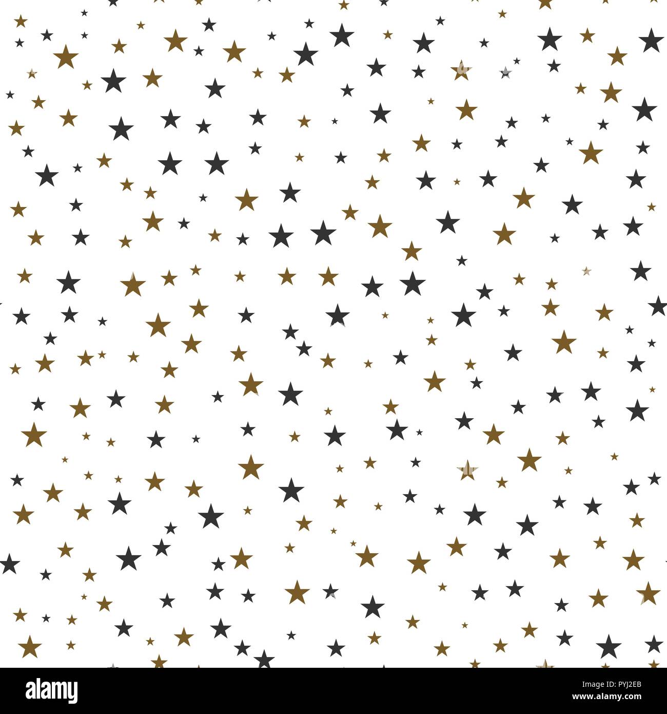 Holiday background, seamless pattern with stars. Vector illustration Stock Vector Image & Art ...