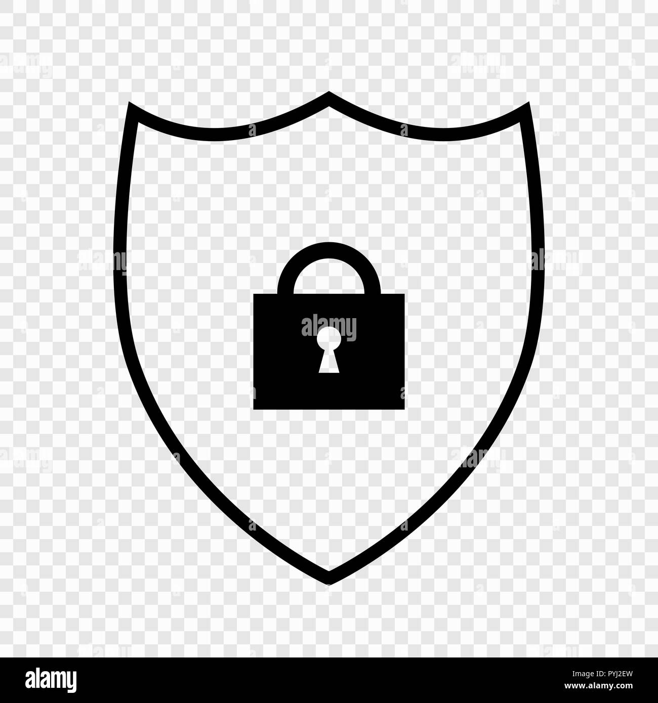 Shield security icon, Vector illustration for design Stock Vector Image ...