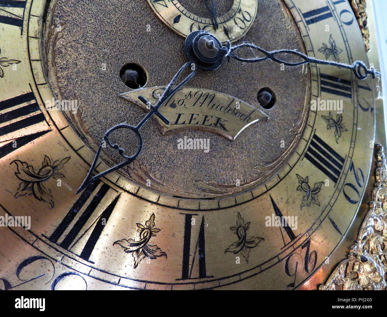 Grandfather Clock closeup Stock Photo - Alamy