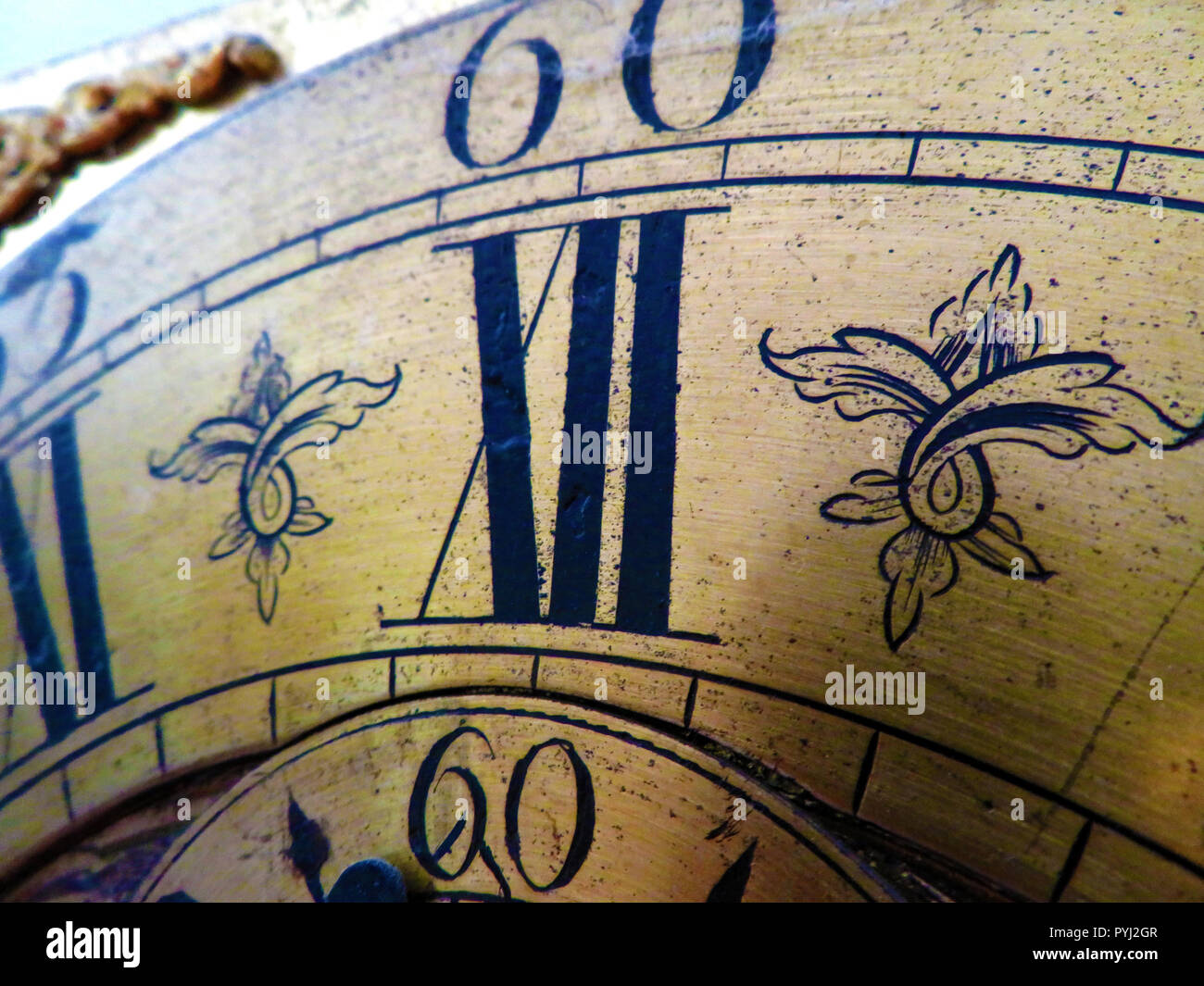 Grandfather Clock closeup Stock Photo - Alamy