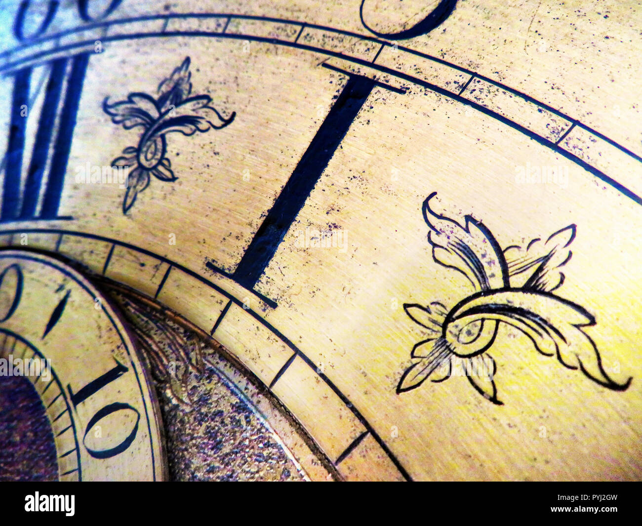 Grandfather Clock closeup Stock Photo - Alamy