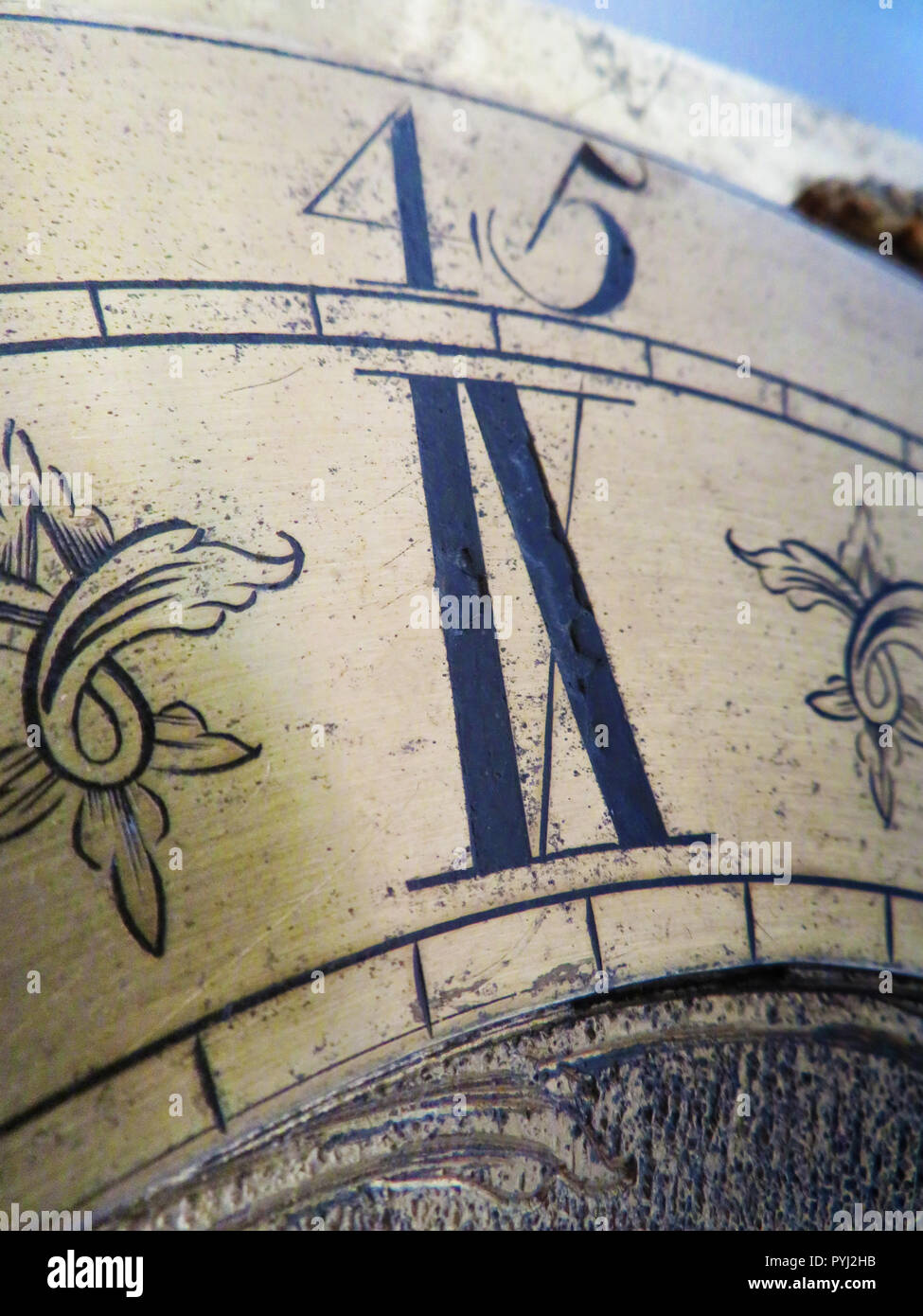 Grandfather Clock closeup Stock Photo - Alamy