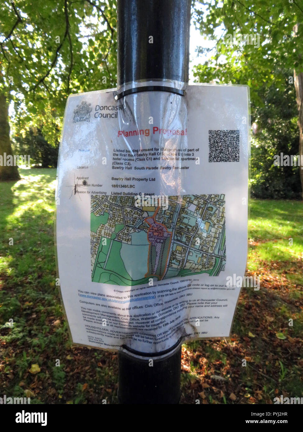 Notice Of Planning Application High Resolution Stock Photography and ...