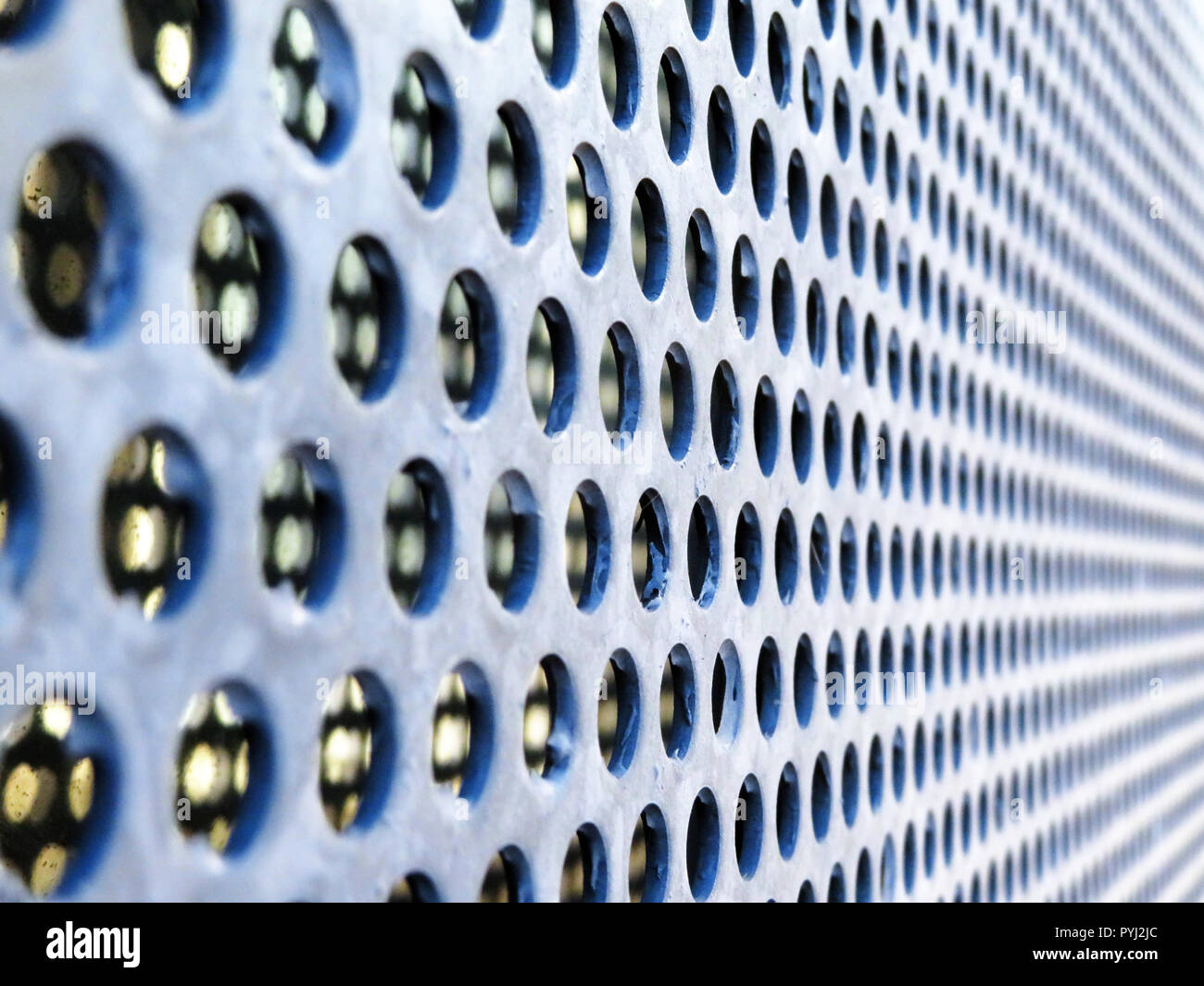 galvanized metal security grill mesh sheet with holes making graphic ...