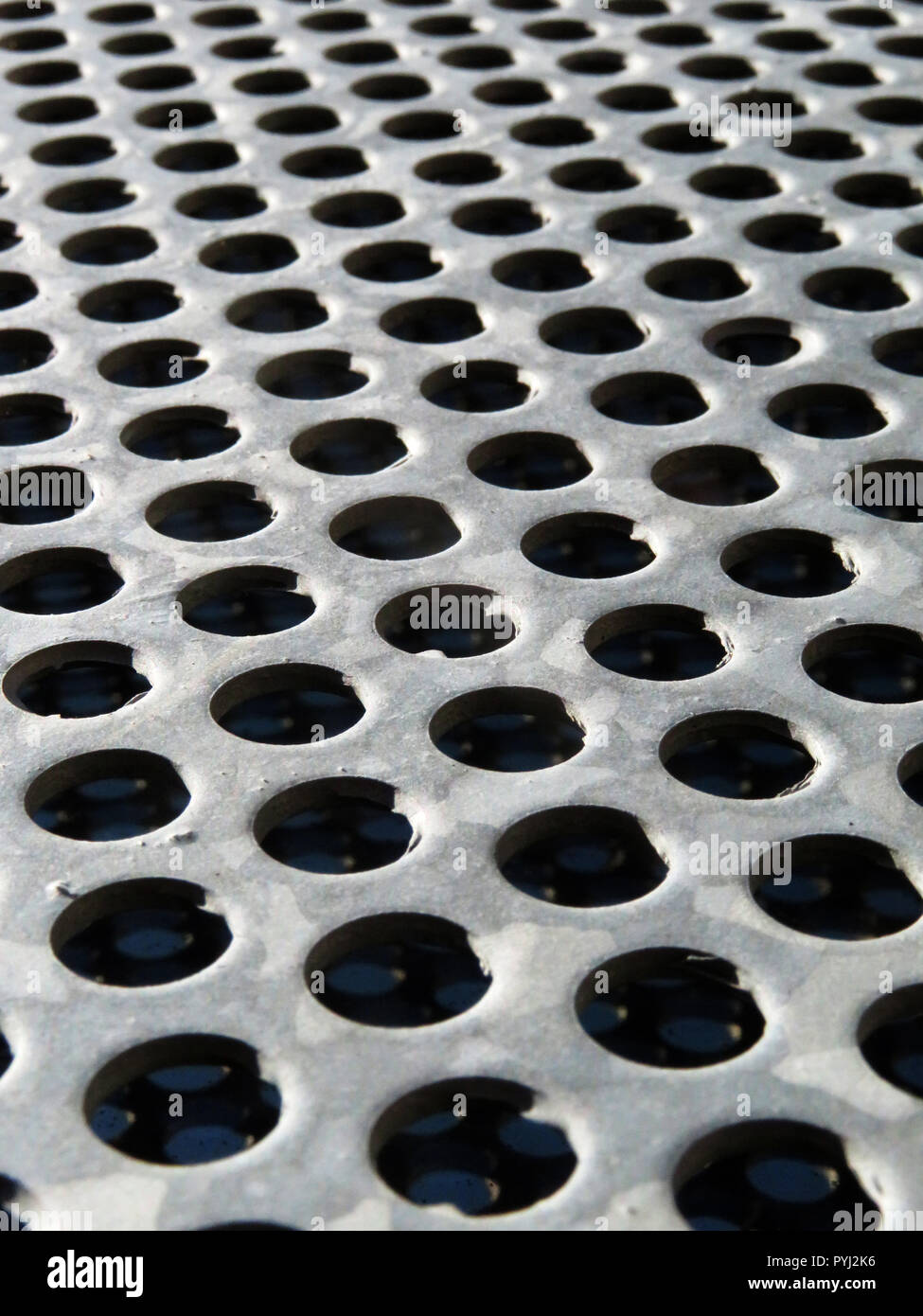 galvanized metal security grill mesh sheet with holes making graphic ...