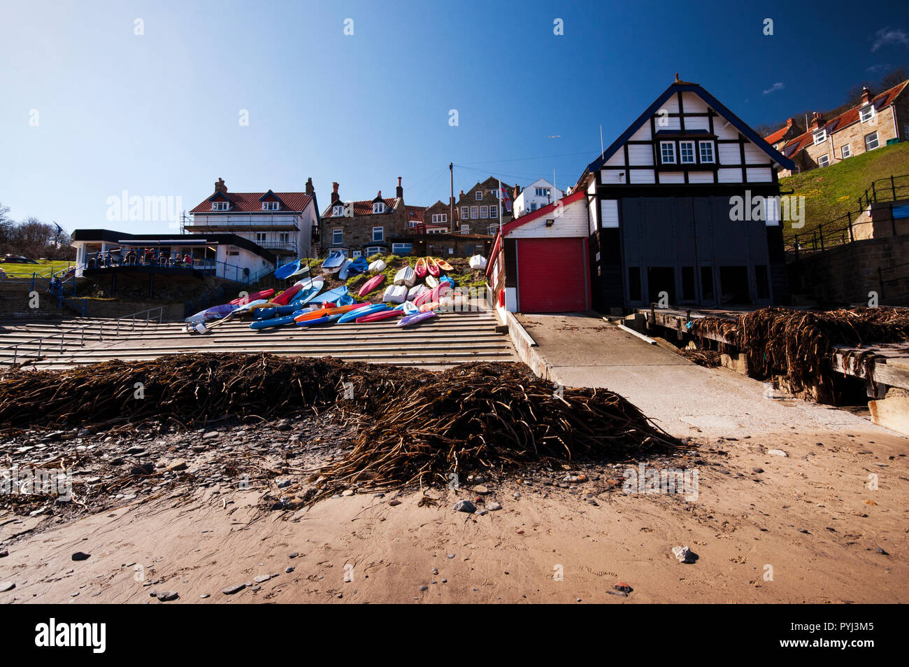 Runswick bay seaside village hi-res stock photography and images - Alamy