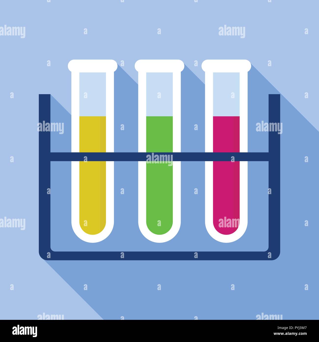 White test tube stand Stock Vector Images - Alamy