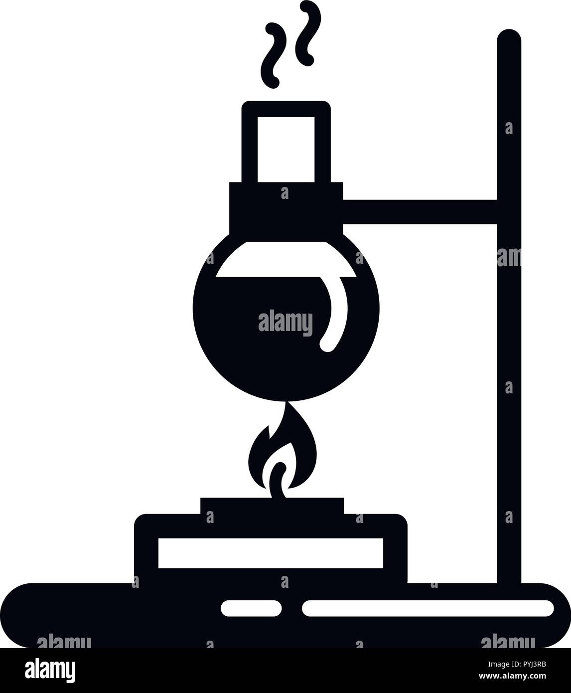 Flask lab burner icon, simple style Stock Vector Image & Art - Alamy