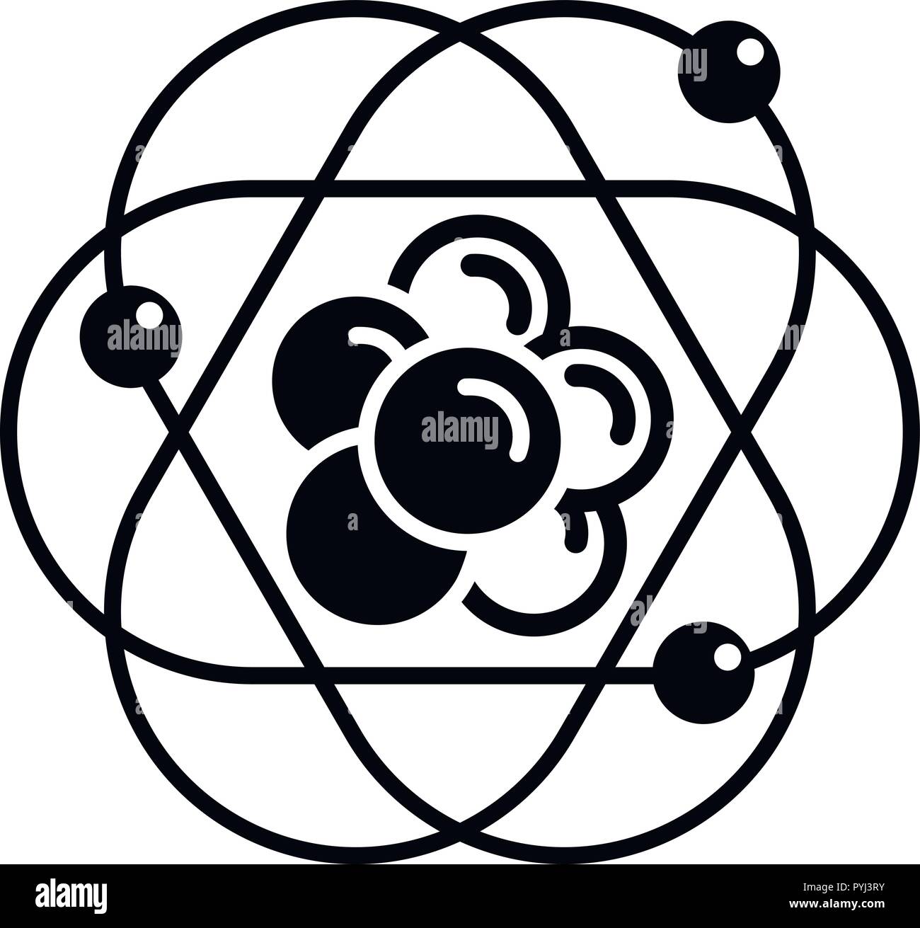 Electrons protons diagram Stock Vector Images - Alamy