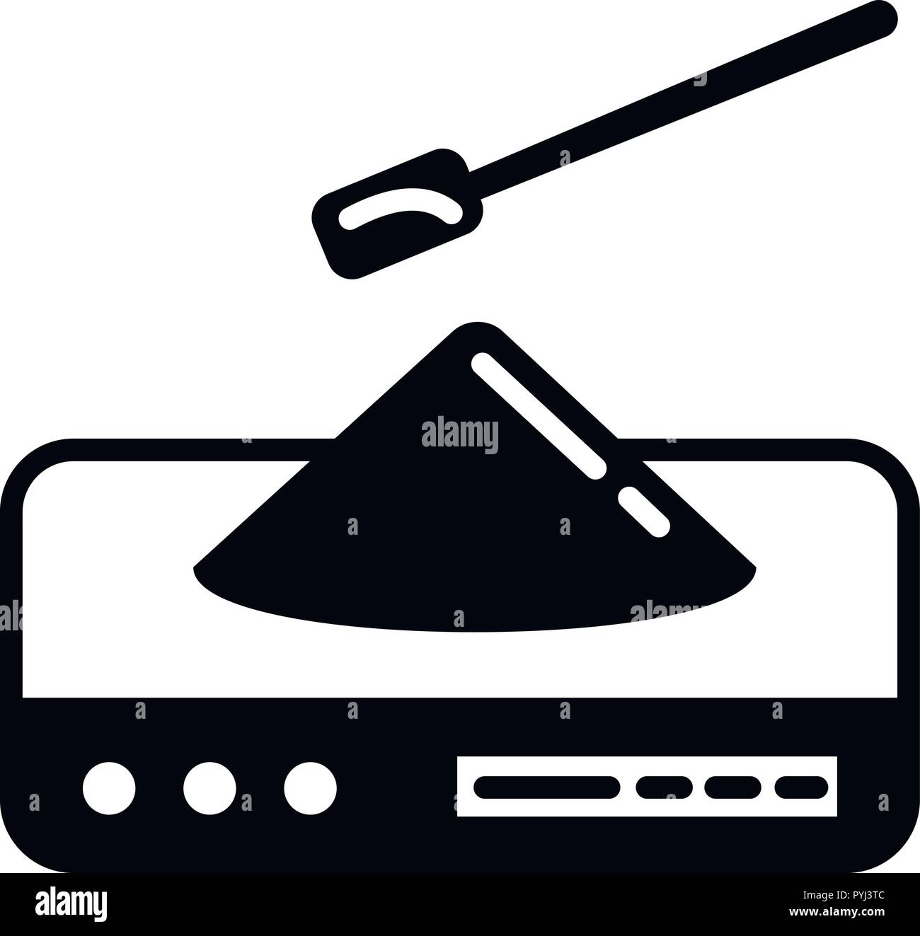 Laboratory scales close up Stock Vector Images - Alamy