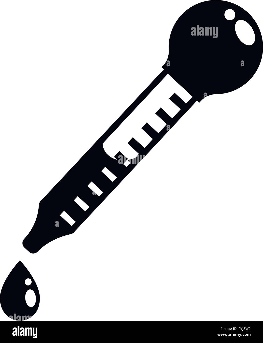 Glass pipette icon, simple style Stock Vector Image & Art - Alamy