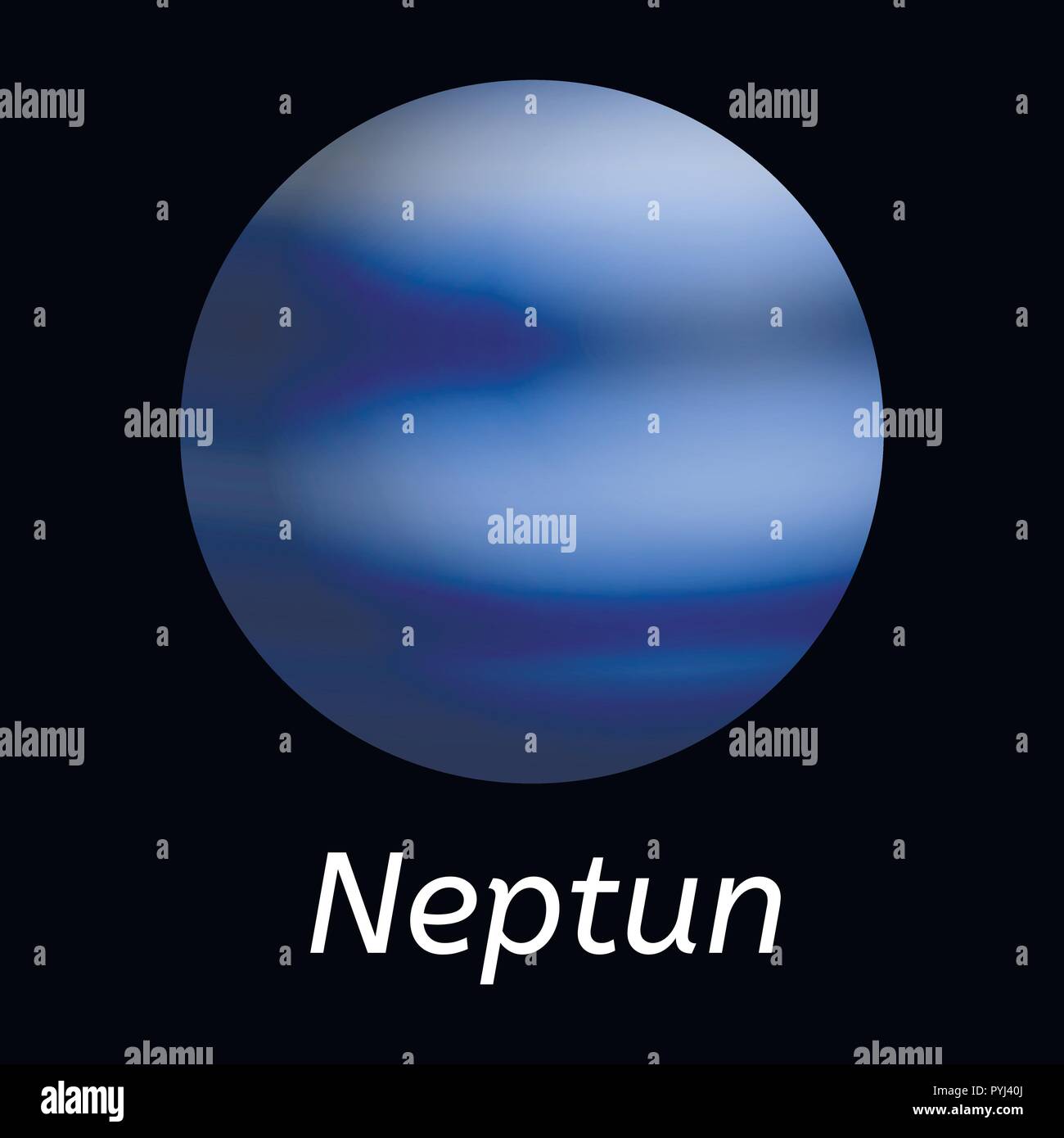 Neptun planet icon, realistic style Stock Vector Image & Art - Alamy