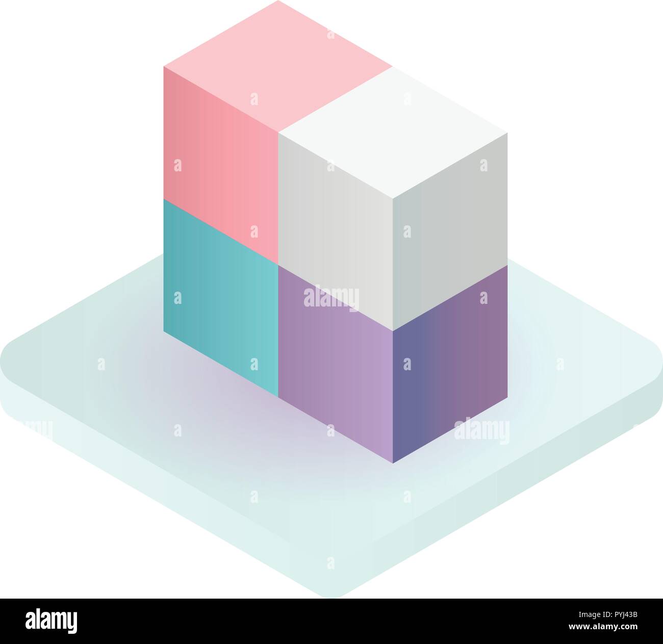 Cube solution icon, isometric style Stock Vector Image & Art - Alamy