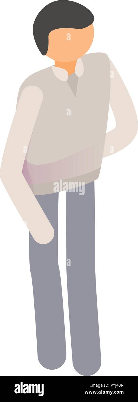 Office man icon, isometric style Stock Vector Image & Art - Alamy