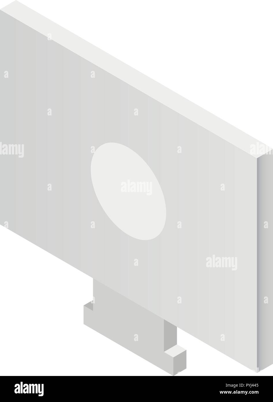 Computer monitor icon, isometric style Stock Vector Image & Art - Alamy