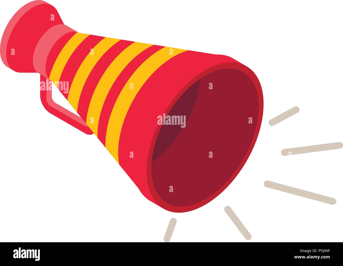 3d megaphone speaker lightning Stock Vector Images - Alamy