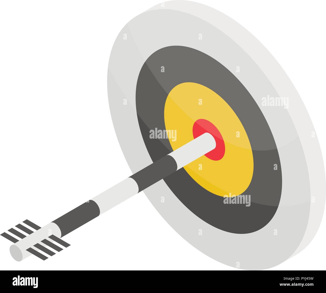 Arch target icon, isometric style Stock Vector Image & Art - Alamy
