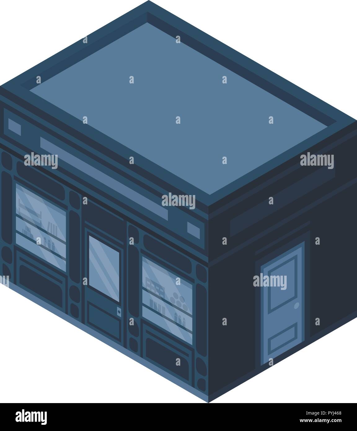 Shop front eat fast Stock Vector Images - Alamy