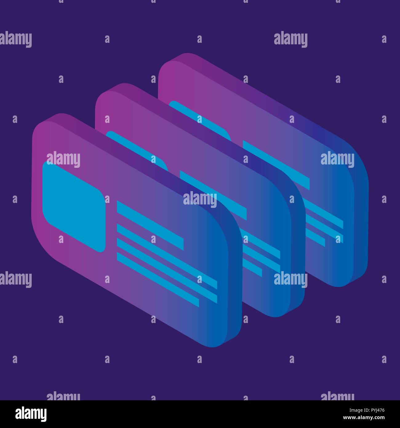 Isometric Id Card Vector High Resolution Stock Photography and Images ...