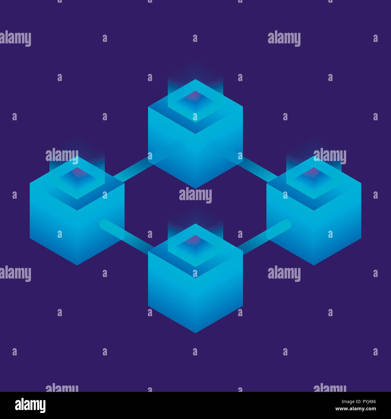 Futuristic teamwork icon, isometric style Stock Vector Image & Art - Alamy