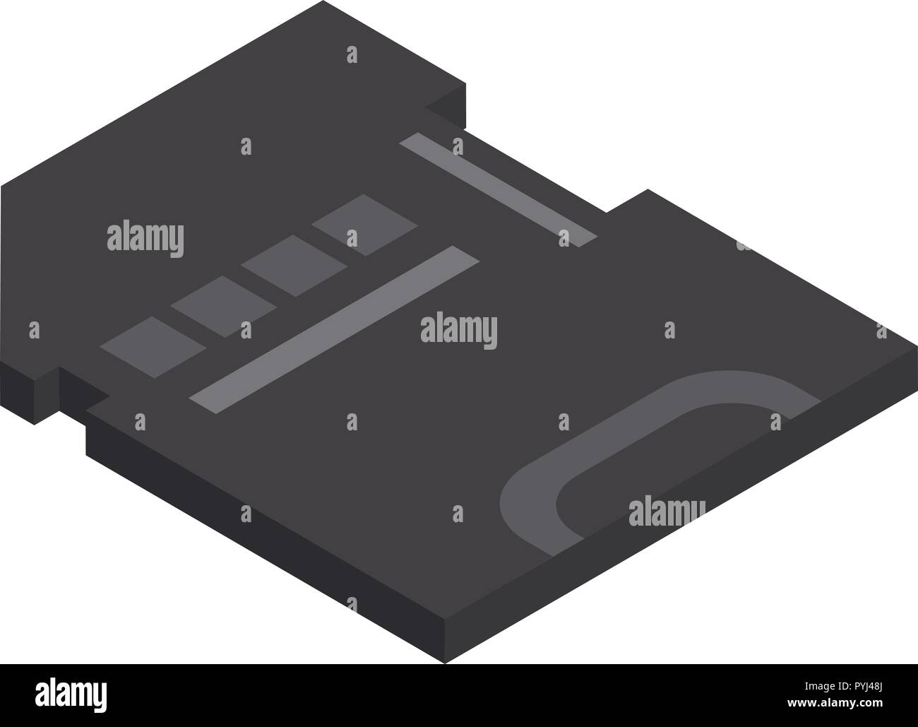Memory sd card cartoon Stock Vector Images - Alamy