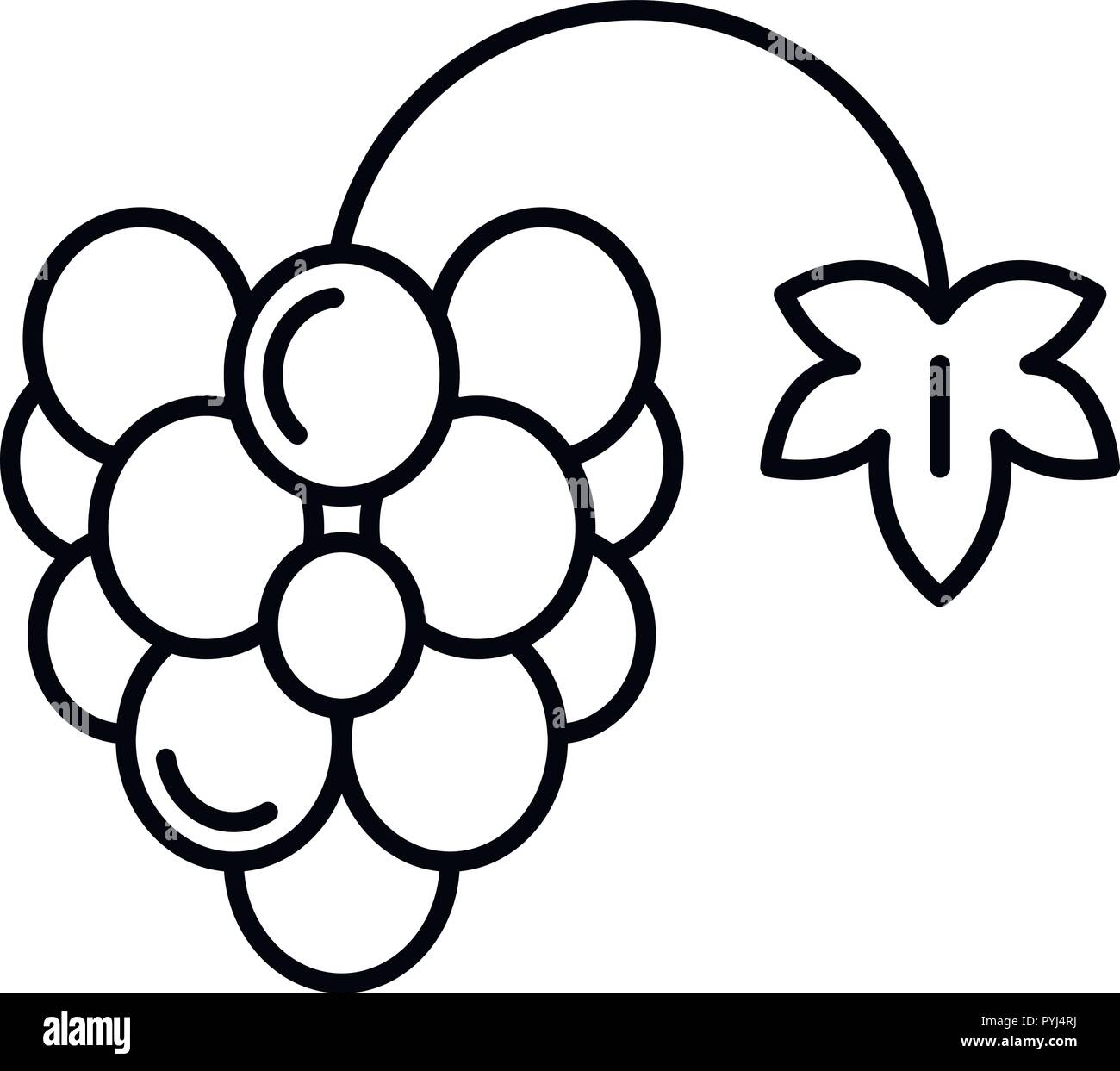 Farm grape icon, outline style Stock Vector Image & Art - Alamy