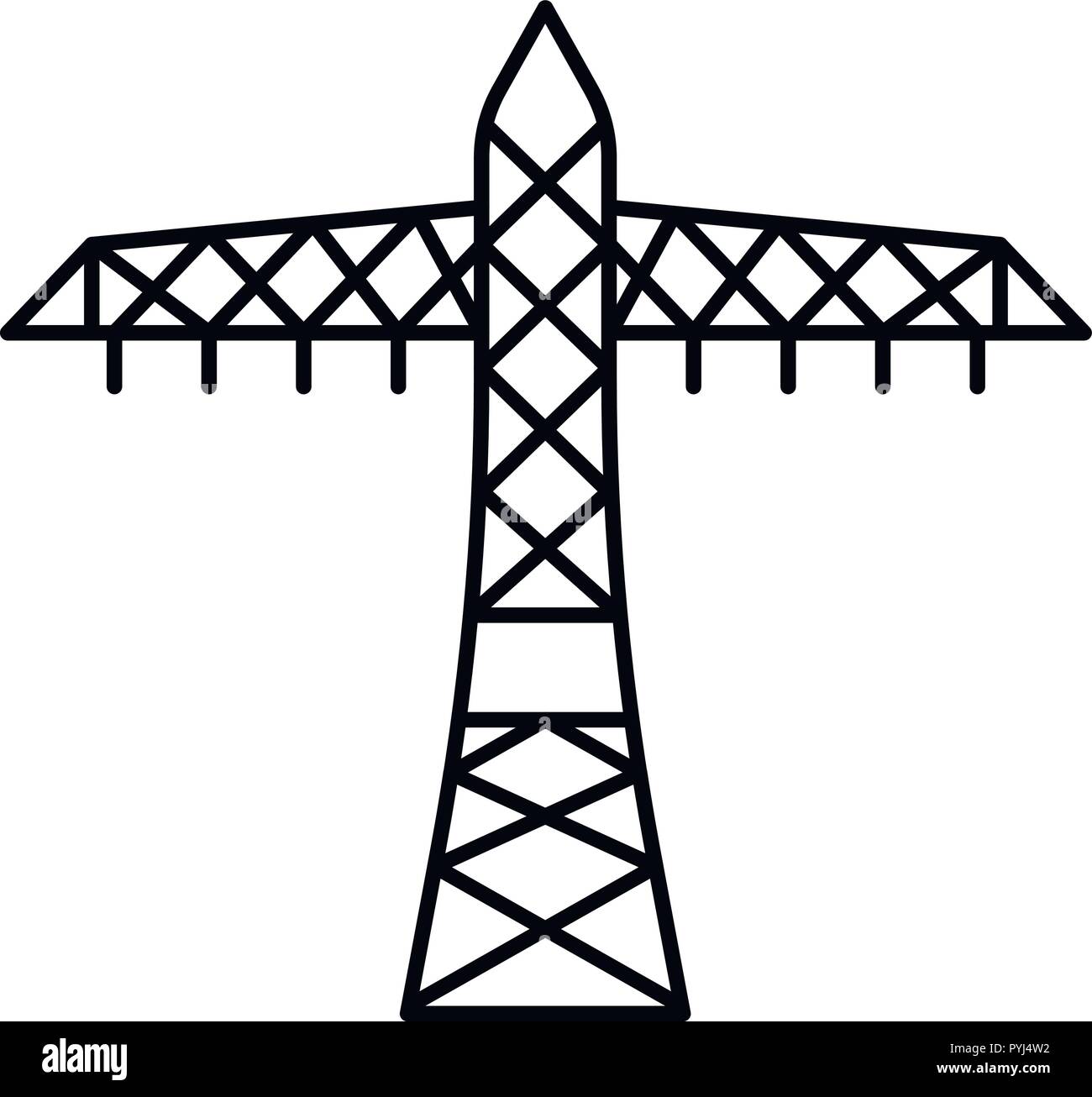 Electric tower icon, outline style Stock Vector Image & Art - Alamy Electric tower icon, outline style Stock Vector Image & Art - Alamy