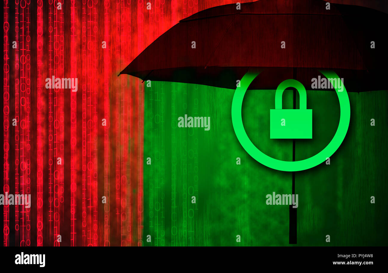 Cyber security blue binary hi-res stock photography and images - Alamy