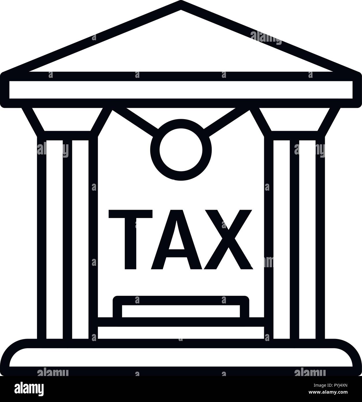 Tax office symbol image Stock Vector Images - Alamy