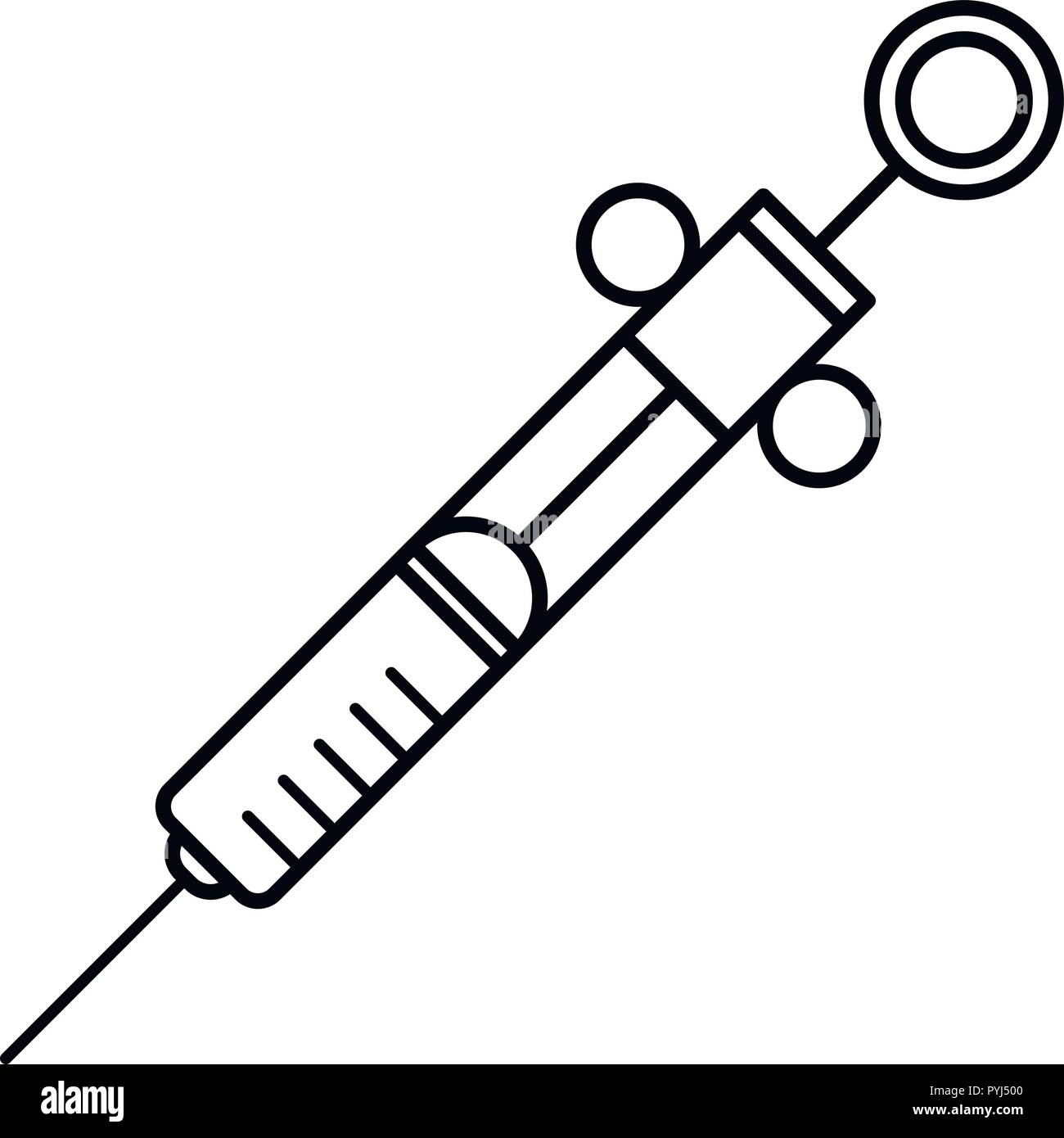 Insulin bottle icon outline Stock Vector Images - Alamy
