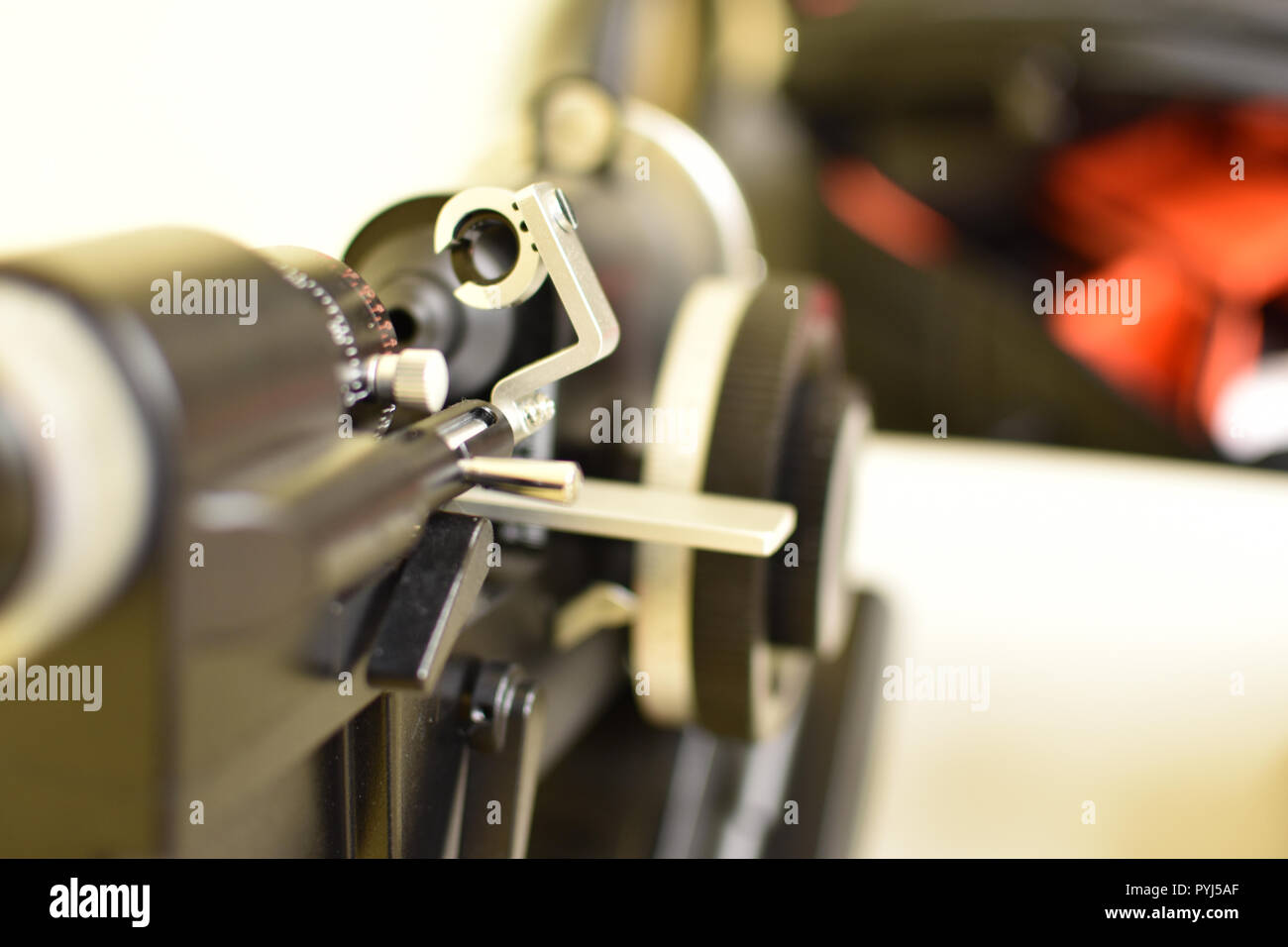 Eye doctor microscope Stock Photo - Alamy