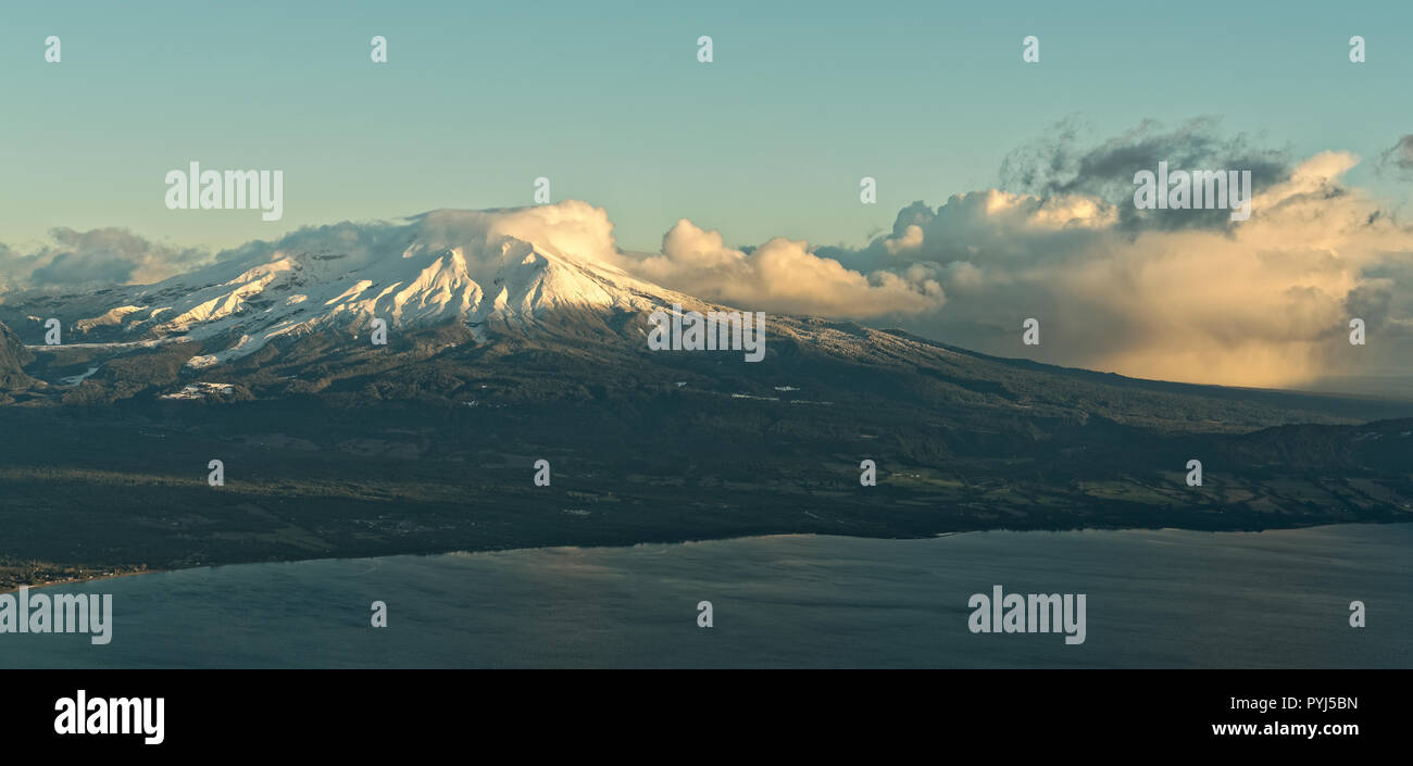 Chile panorama volcano city hi-res stock photography and images - Alamy