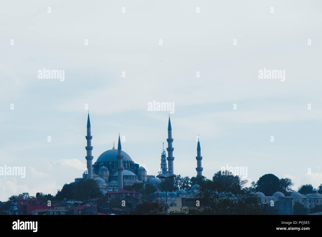 Outer view of Ottoman style mosque in Istanbul Stock Photo - Alamy