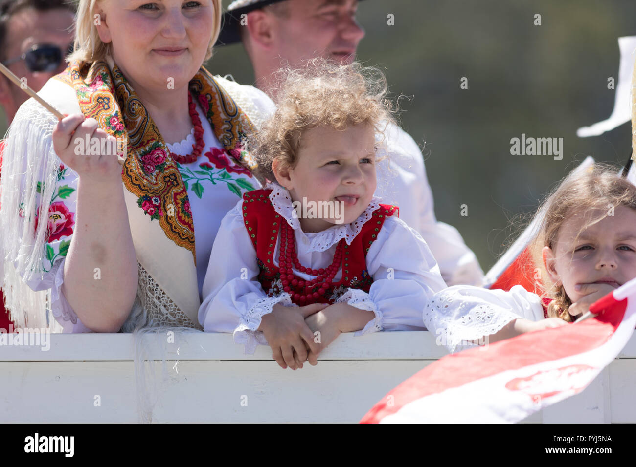 Chicago, Illinois, USA - May 5, 2018: The Polish Constitution Day ...